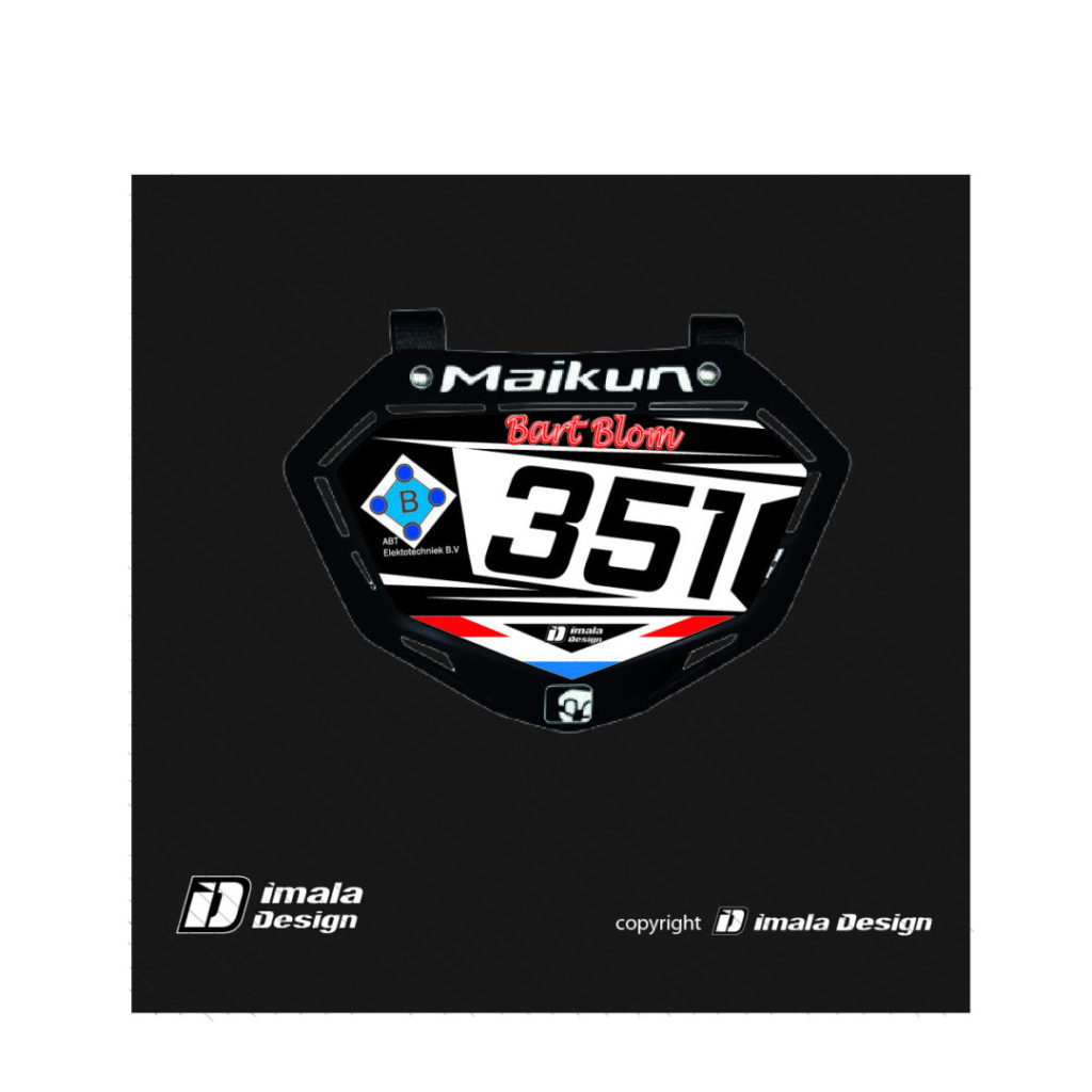 Custom made Maikun numberplate decal - Welcome to Imala Design - The ...